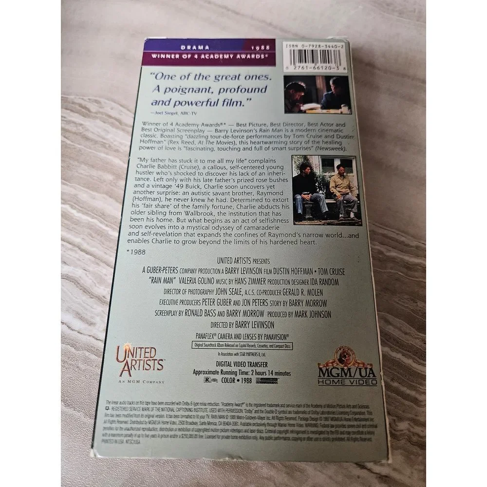Portable Audio & Video | Rain Man Vhs Tom Cruise | Poshmark
